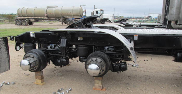 Thieves Steal Dozens Of Semi Truck Tires, Leave Rigs On Blocks