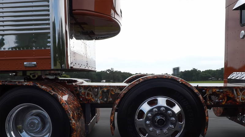 This Custom Big Rig Has A Rifle For A Shifter